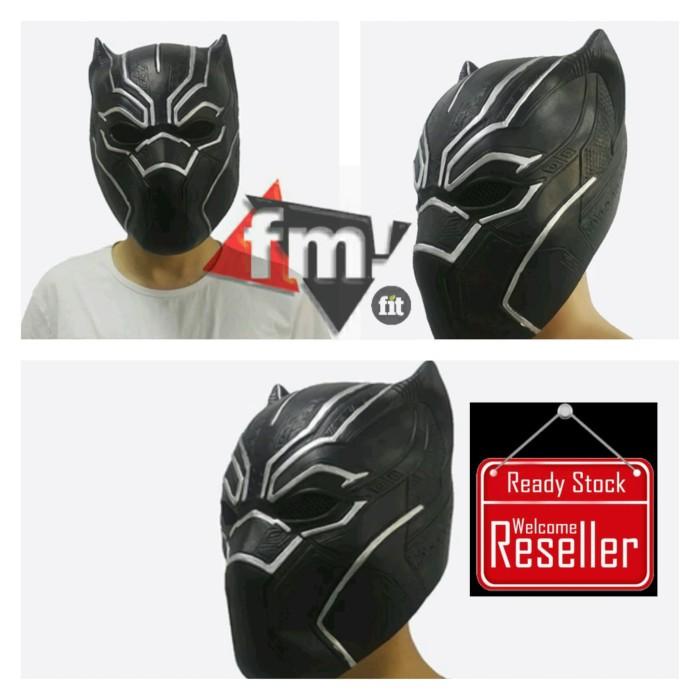 Jual Topeng Black Panther Avenger Marvel Mask Latex Party Tiger Macan ...