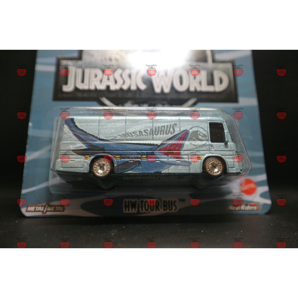 Jual Hotwheels hot premium jurassic world set series HW Tour bus ...