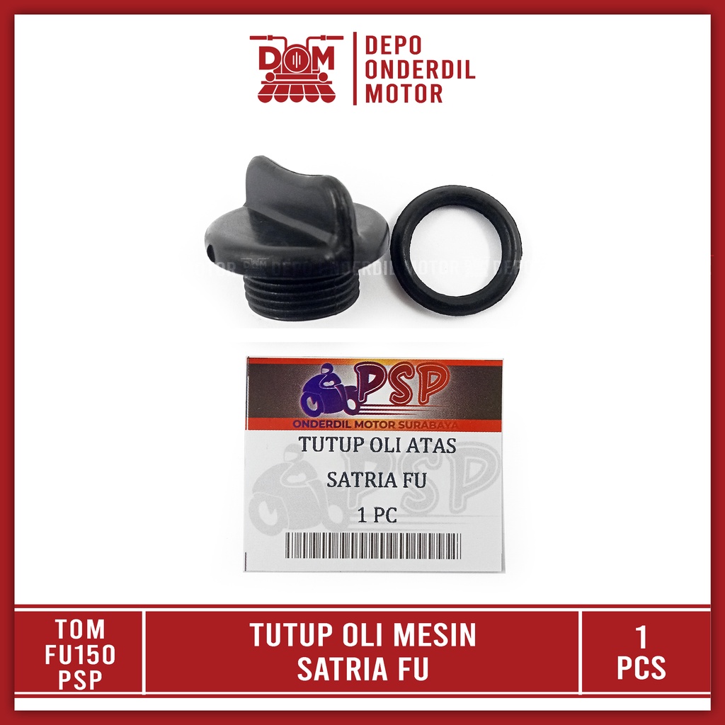 Jual Tutup Oli Mesin Satria Fu + O Ring (PSP) Plug Oil Level Penutup ...