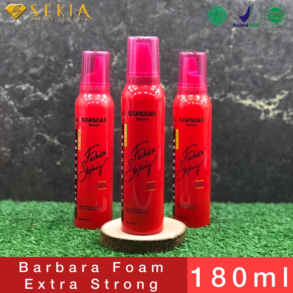 Jual [COD] Barbara Foam 180ml Merah ( Extra Strong) ORIGINAL 100% ...