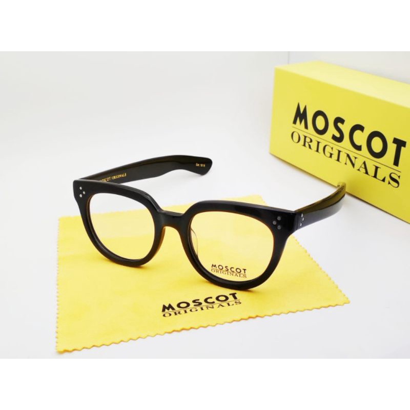 Jual Kacamata Moscot Vilda black glossy frame glasses | Shopee Indonesia