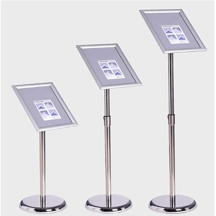 Jual Poster Stand Adjustable Menu Frame Sign Holder Display A3 A4 ...
