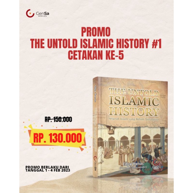 Jual The untold Islamic history buku Edgar Hamas sejarah Islam tokoh ...