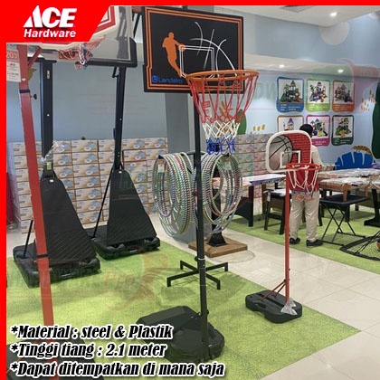 Jual Ring Basket Portabel Landstro Ring Basket Anak Set Ring Dan Tiang ...