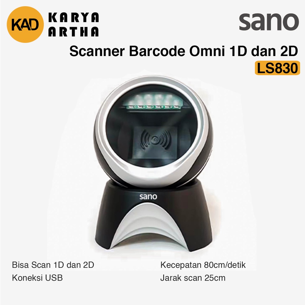 Jual Barcode Scanner SANO LS830 1D & 2D e-Faktur Pajak | Shopee Indonesia