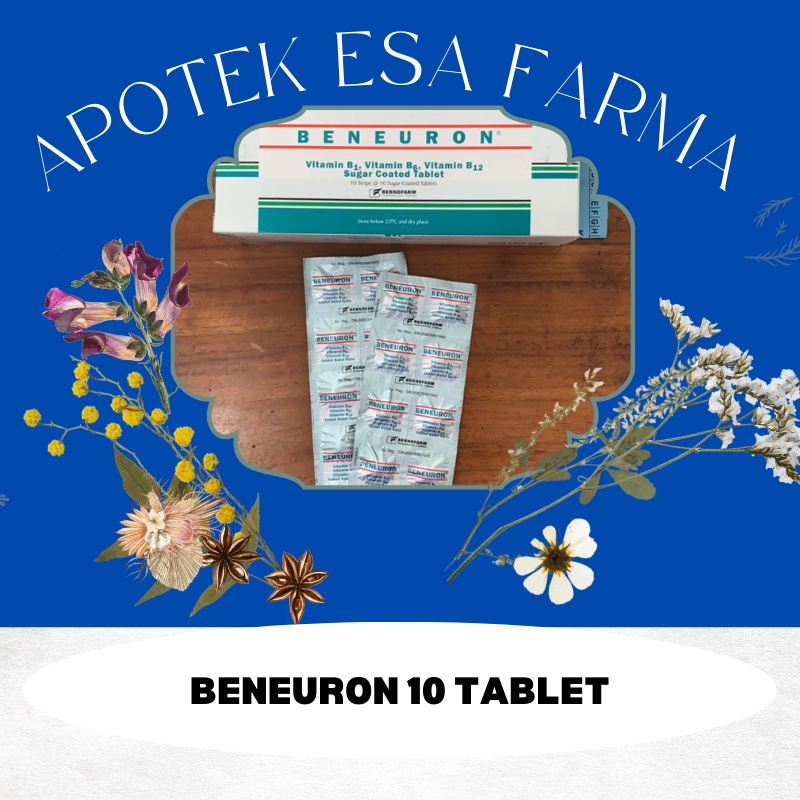 Jual BENEURON Vitamin B Kompleks B1 B6 B12 Strip 10 Tablet | Shopee ...