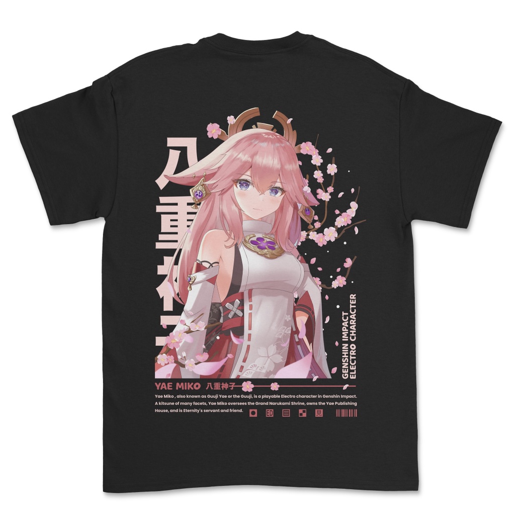 Jual Kaos Game Genshin Impact Yae Miko Electro Character | Shopee Indonesia Jual Kaos Game Genshin Impact Yae Miko Electro Character | Shopee Indonesia
