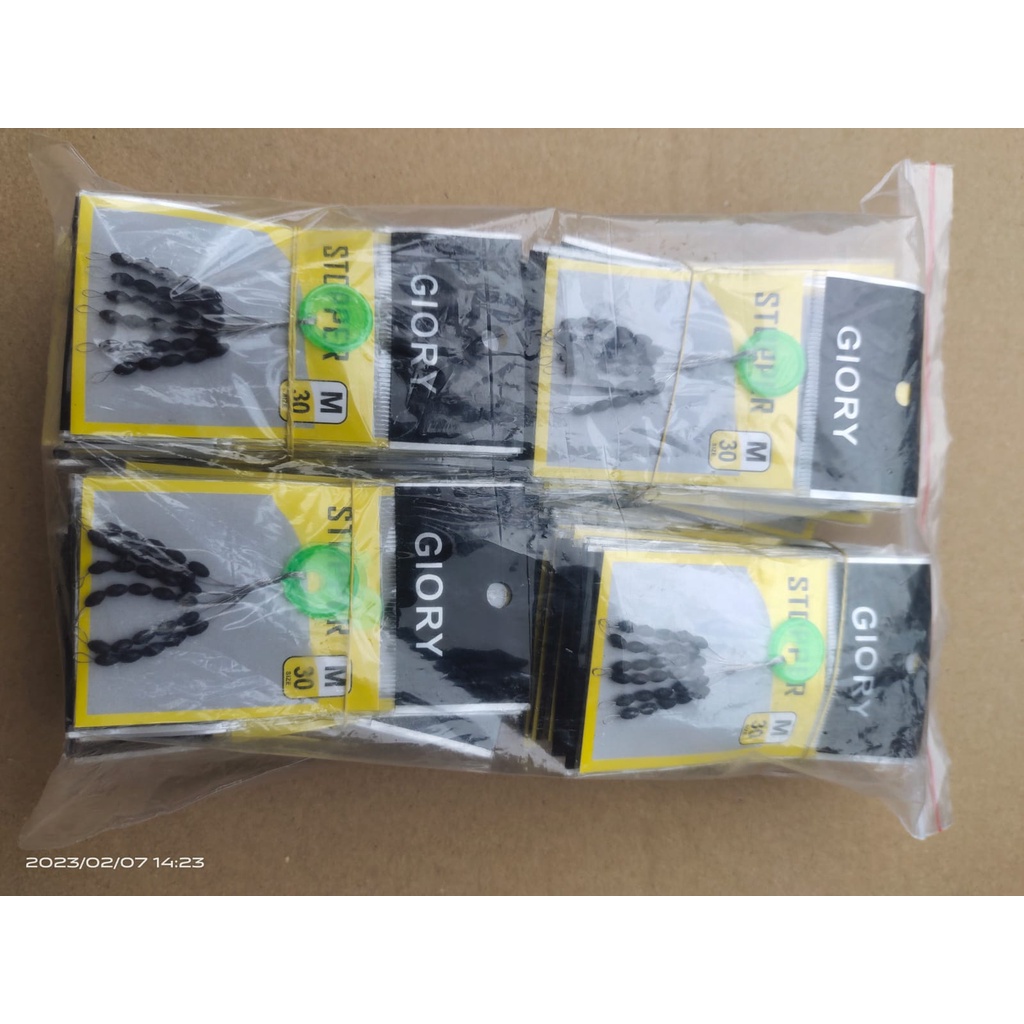 Jual GIORY Stopper Batang Float Orca Pancing Warna Hitam Alat Pancing ...