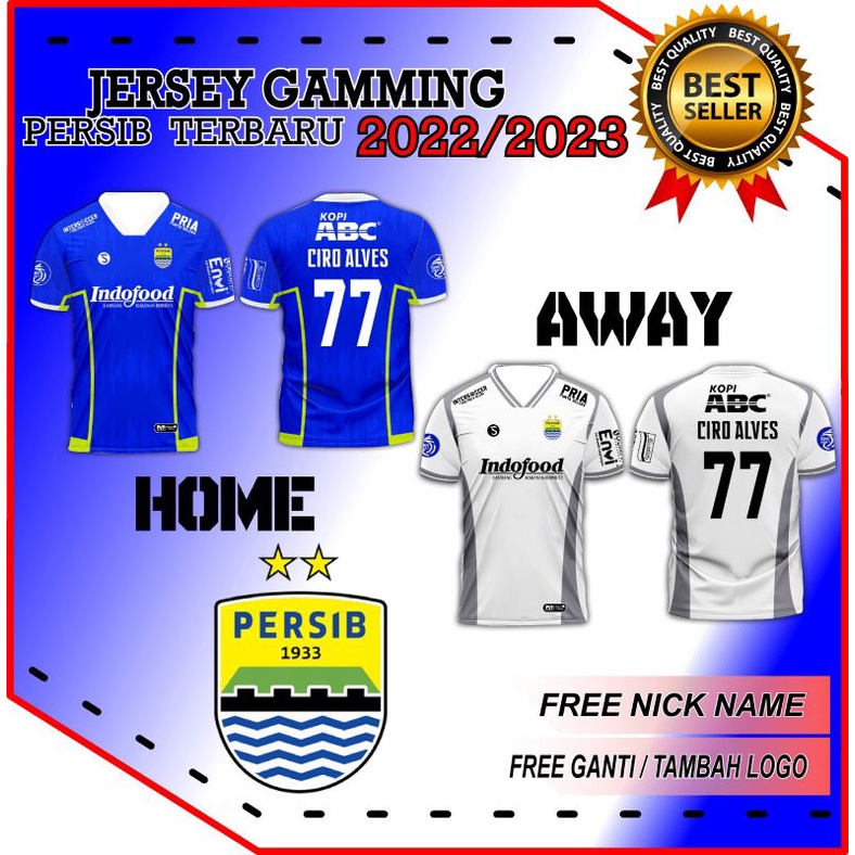 Jual Kaos Persib / Baju Persib / Jersey Persib 2022-2023 / Home Away ...