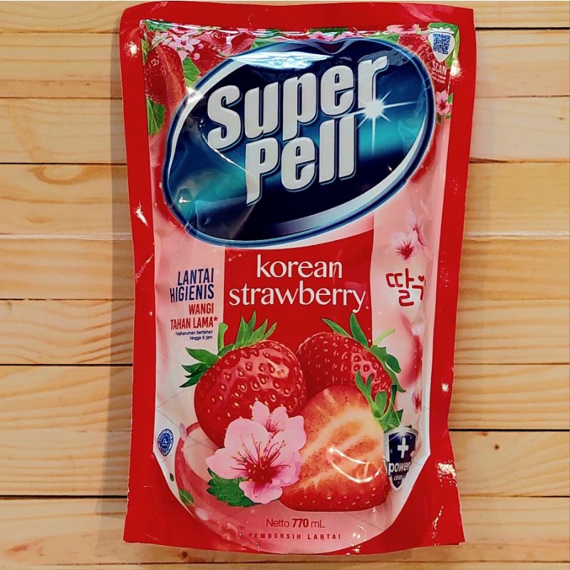 Jual Super Pell Korean Strawberry 770ml | Shopee Indonesia