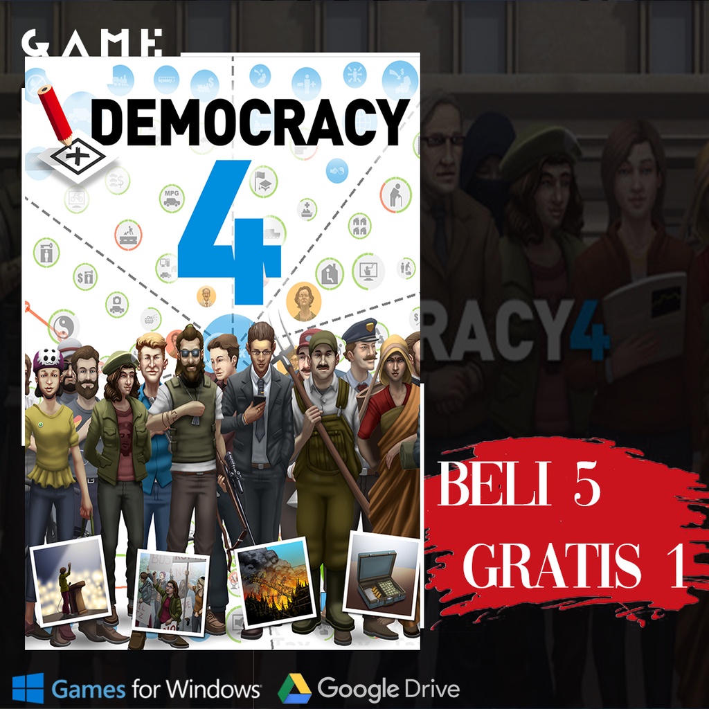 Jual Democracy 4 (Game PC Simulation - Download Game Ringan) | Shopee Indonesia