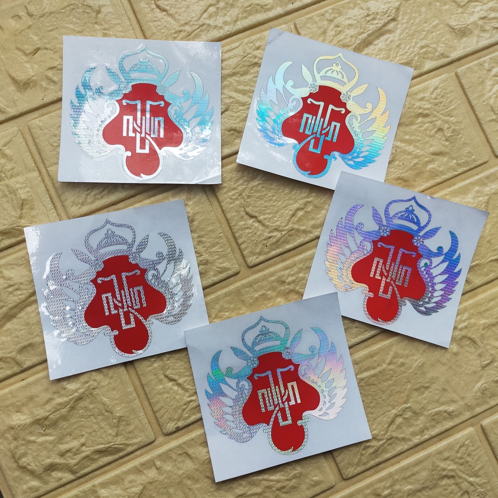 Jual stiker logo Jogja hologram sticker cutting logo Yogyakarta motor ...
