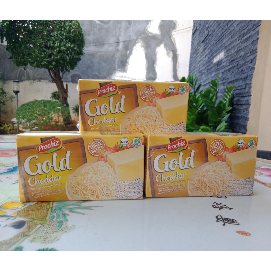 Jual Keju Cheese Prochiz Gold Cheddar 170gr Processed Cheddar Cheese ...