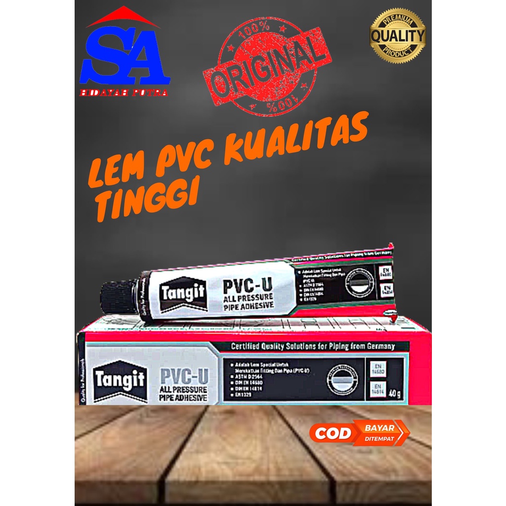 Jual [ MURAH ] LEM PVC TUBE TANGIT 40GR LEM PIPA PARALON | Shopee Indonesia