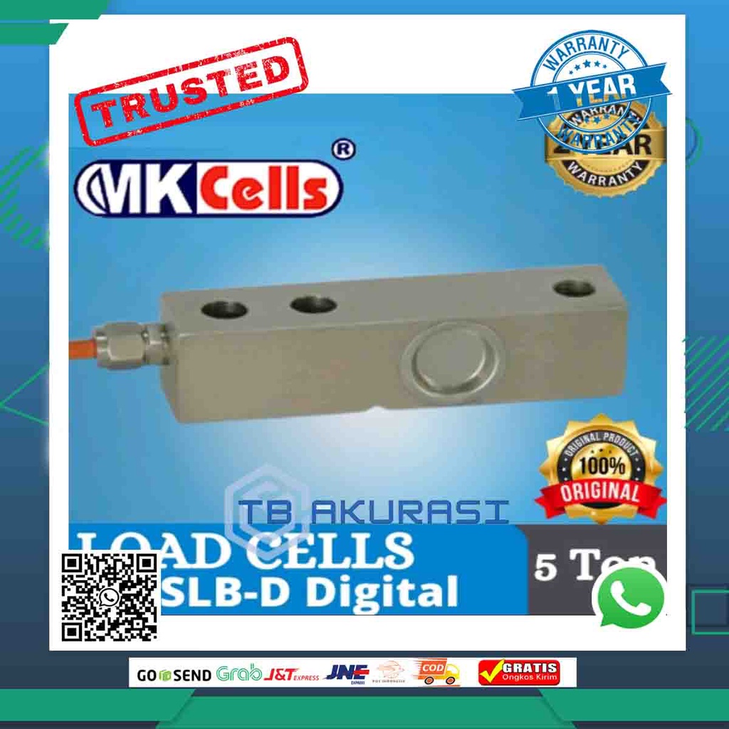 Jual LOAD CELL TIMBANGAN DIGITAL MK CELL SLB-D 5 TON New Original ...