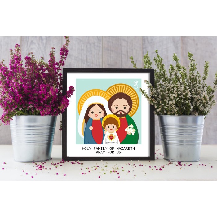 Jual SAINT FRAMES pigura canvas gambar Santo Santa Katolik (SMALL ...