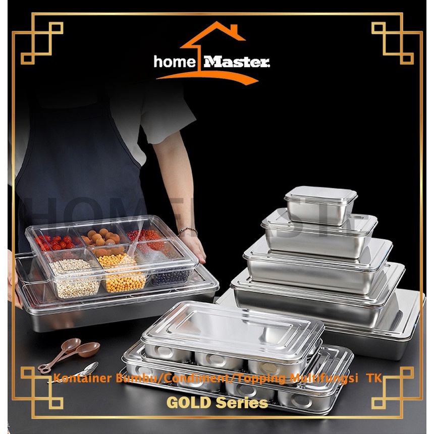 Jual HomeMaster Tempat Penyimpanan/Kontainer/Container/Bento Topping ...
