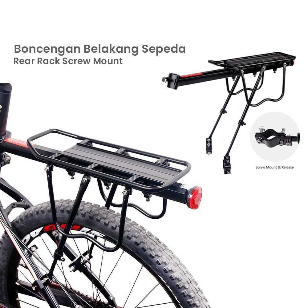Jual Boncengan Belakang Bagasi Rak Pannier Sepeda MTB Gunung Touring ...