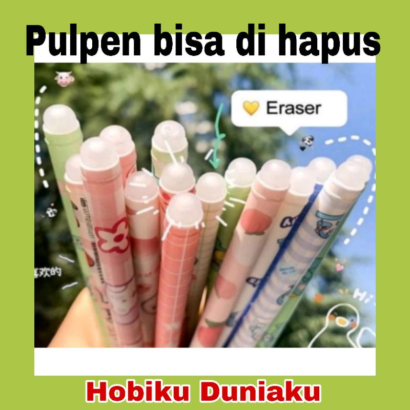 Jual Pulpen Hapus Bisa Dihapus/Pulpen Viral/Ballpoint Hapus/Magic Pen ...