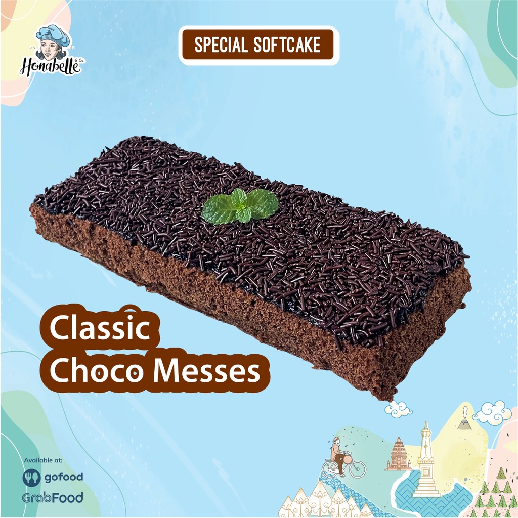 Jual Softcake Choco Classic Messes Honabelle | Shopee Indonesia