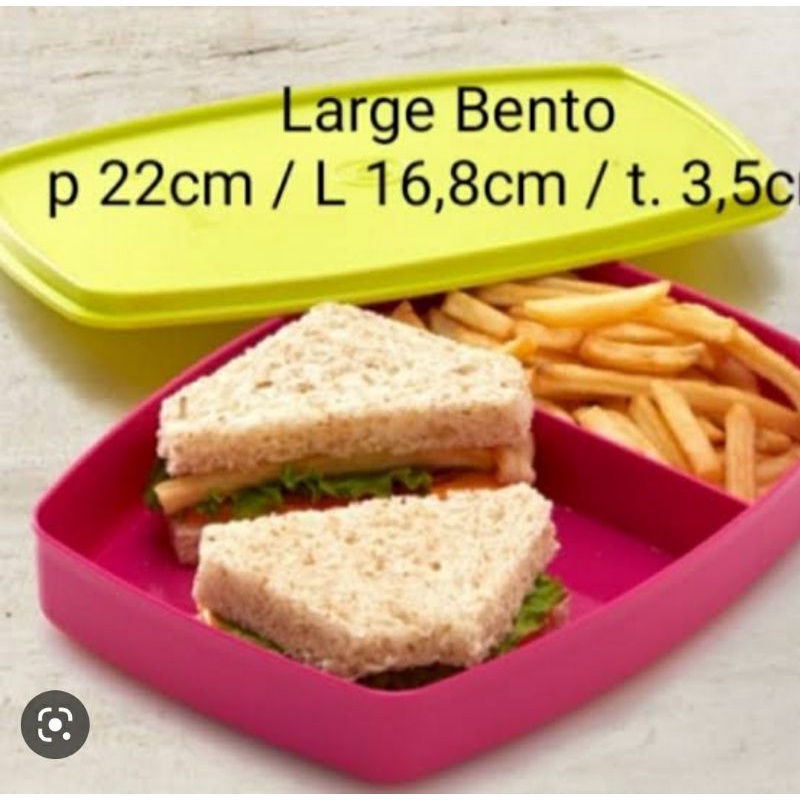 Jual Tempat Bekal Anak / Classic Slim Lunch tupperware / Kotak makan ...