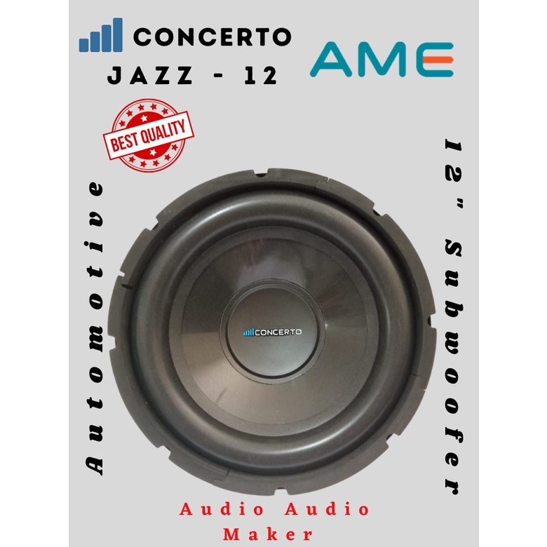 Jual Subwoofer Mobil concerto 12" Jazz - Subwoofer Concerto Jazz 12 ...