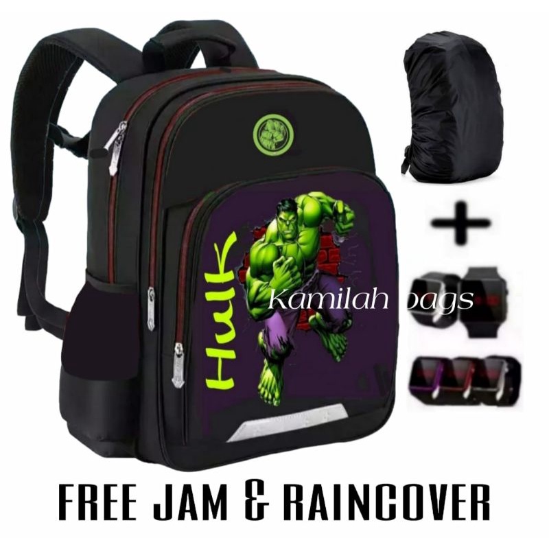 Jual tas anak laki - tas anak hulk - tas sekolah anak laki - tas anak cowok - ransel sekolah ...