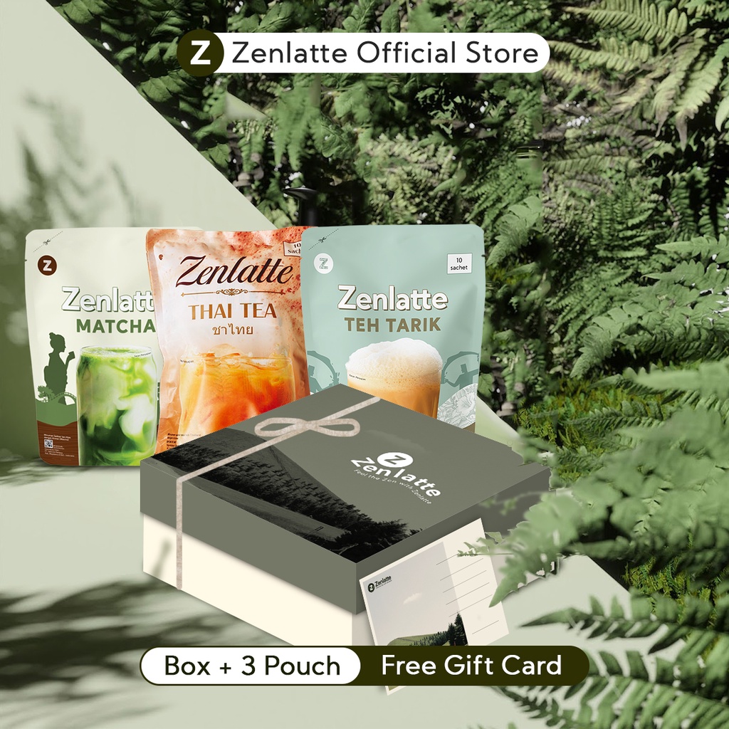 Jual Zen Valentine !! Hampers Zenlatte 3 Pouch | Box (untuk 3 pouch ...