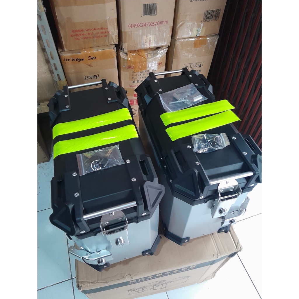 Jual Alumunium Side Box Motorcycle Pannier Quick Release Box Motor ...