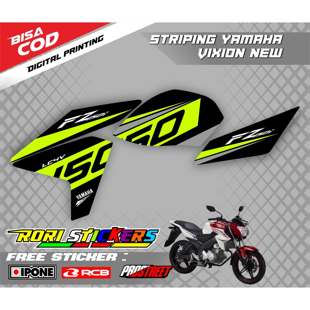 Jual STRIPING LIST VIXION NEW NVL / STRIPING STIKER YAMAHA VIXION NEW / STRIPING VARIASI MOTOR ...