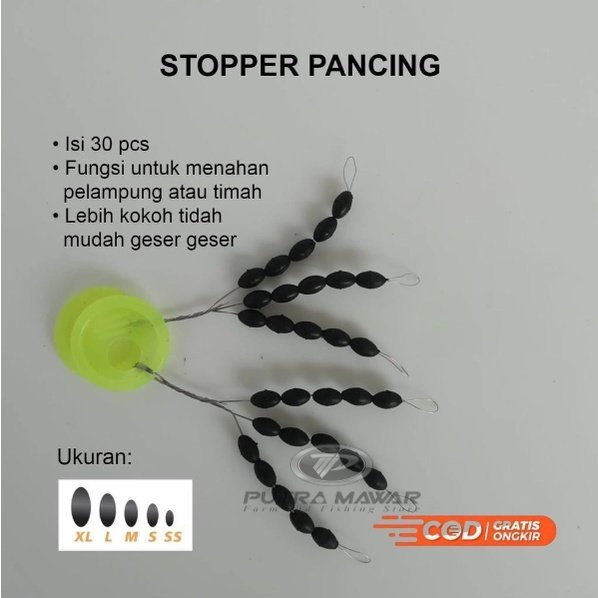 Jual Stopper Pancing All Merk Orca Omga Model Bulat Sama Sosis Panjang ...