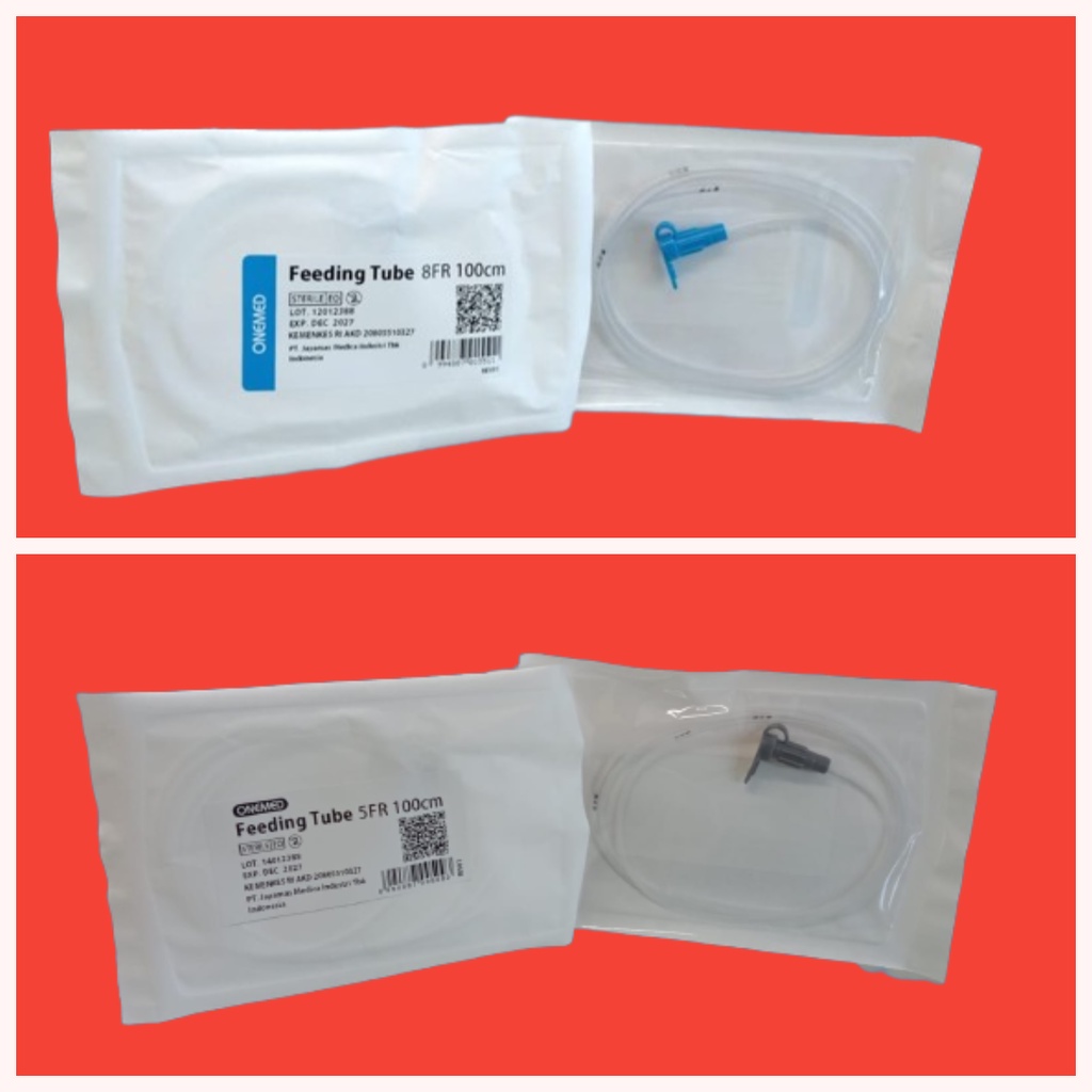 Jual Feeding Tube OneMed Selang Sonde No Fr 5 dan 8 // Panjang 100cm ...