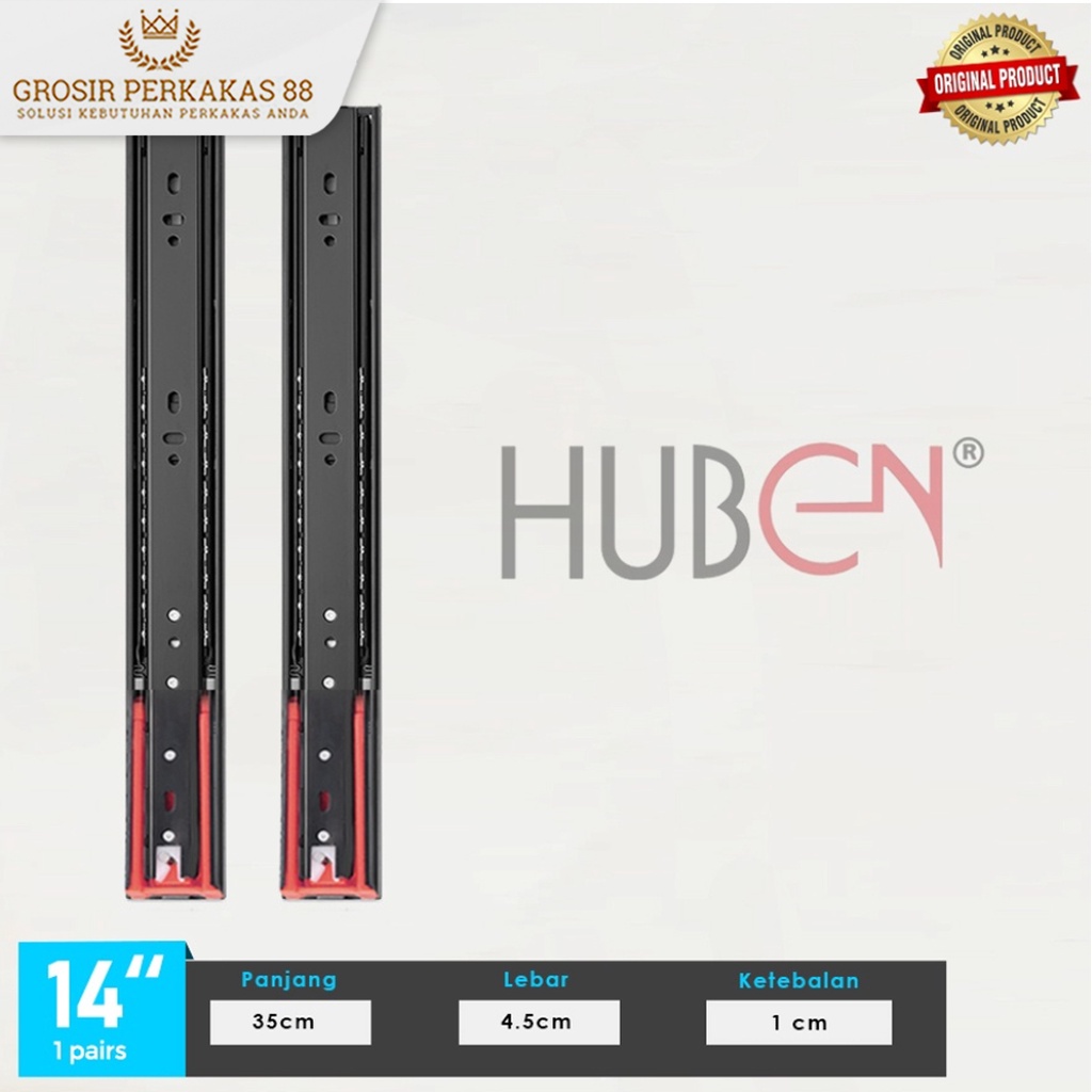 Jual Huben Rel Laci Slow Motion 30 35 40 Cm BM45 Double Track Tarik ...