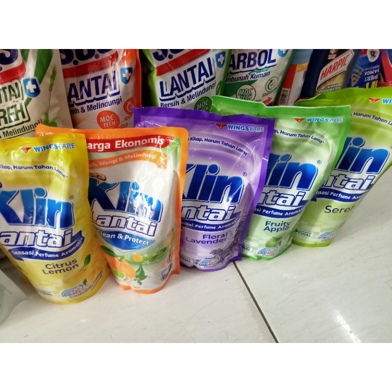 Jual so Klin Pembersih Lantai all 780 ml | Shopee Indonesia