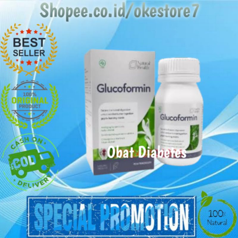 Jual GLUCOFORMIN Obat Diabetes Original Menormalkan Kadar Gula Darah ...