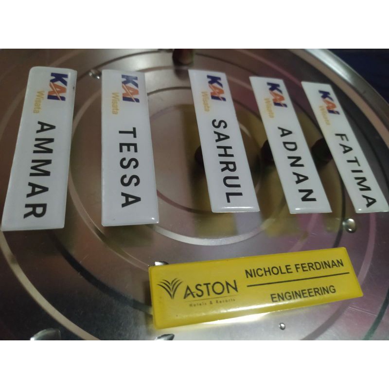 Jual Name Tag Nama Dada Resin (1 pcs) | Shopee Indonesia