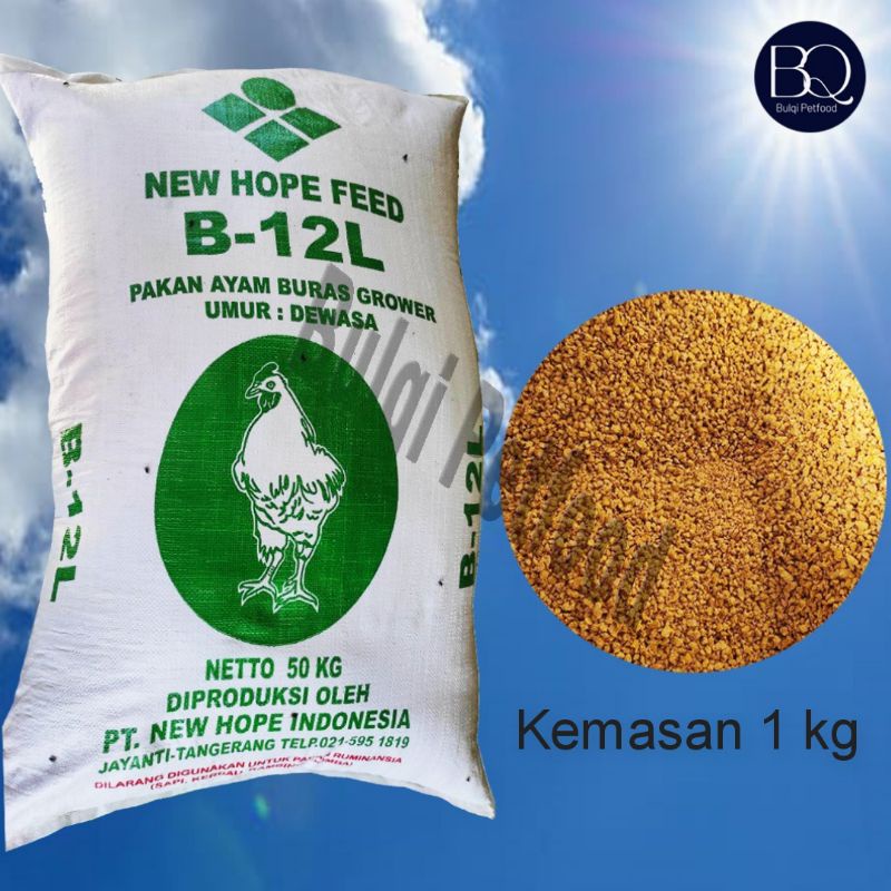 Jual Pur ayam Pur B12L new hope pakan ayam Repack 500 gram. | Shopee ...