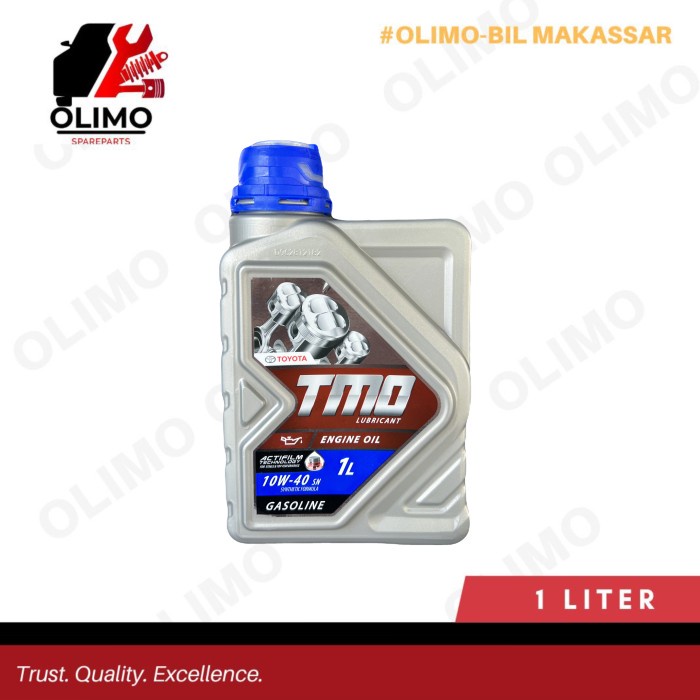Jual OLI TOYOTA TMO LUBRICANT ENGINE 10w-40 - 1LITER | Shopee Indonesia
