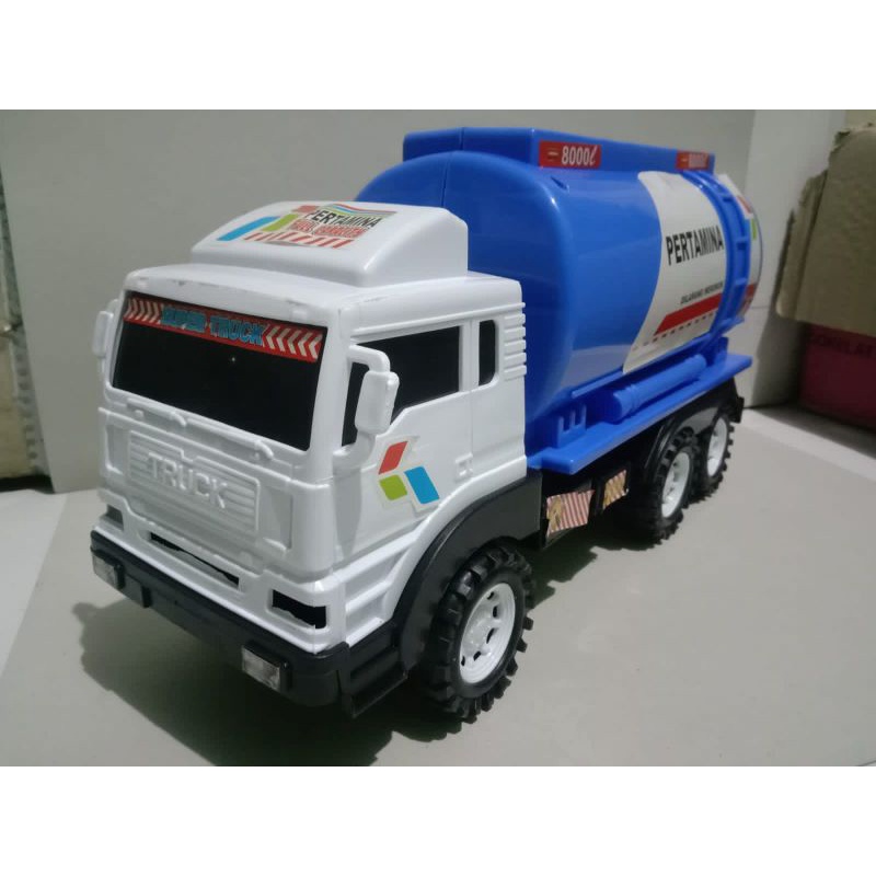 Jual mainan mobil tengki kontruksi pertamina | Shopee Indonesia