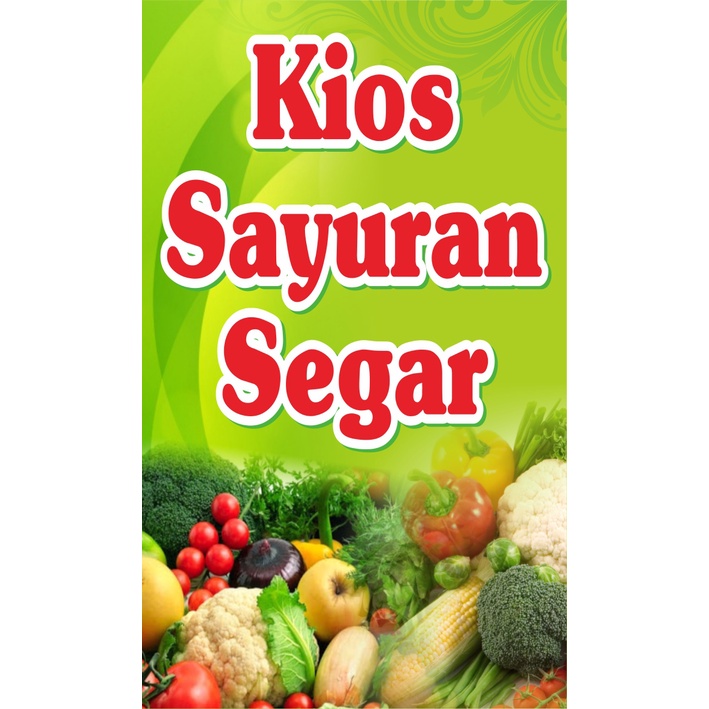 Jual SPANDUK BANNER WARUNG SAYUR | Shopee Indonesia