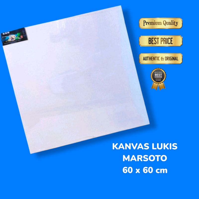 Jual KANVAS LUKIS 60x60 CM/CANVAS LUKIS MARSOTO/KANVAS STRETCHED ...