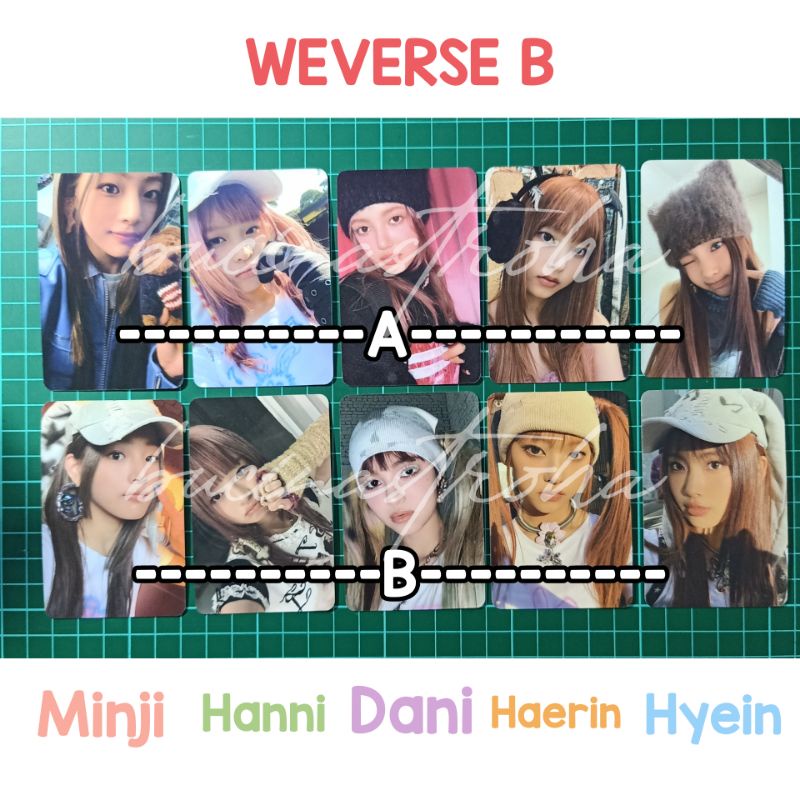 Jual (READY) Sharing Newjeans Photocard OMG // 1ST EP Weverse ver. PC Minji Danielle Hyein ...