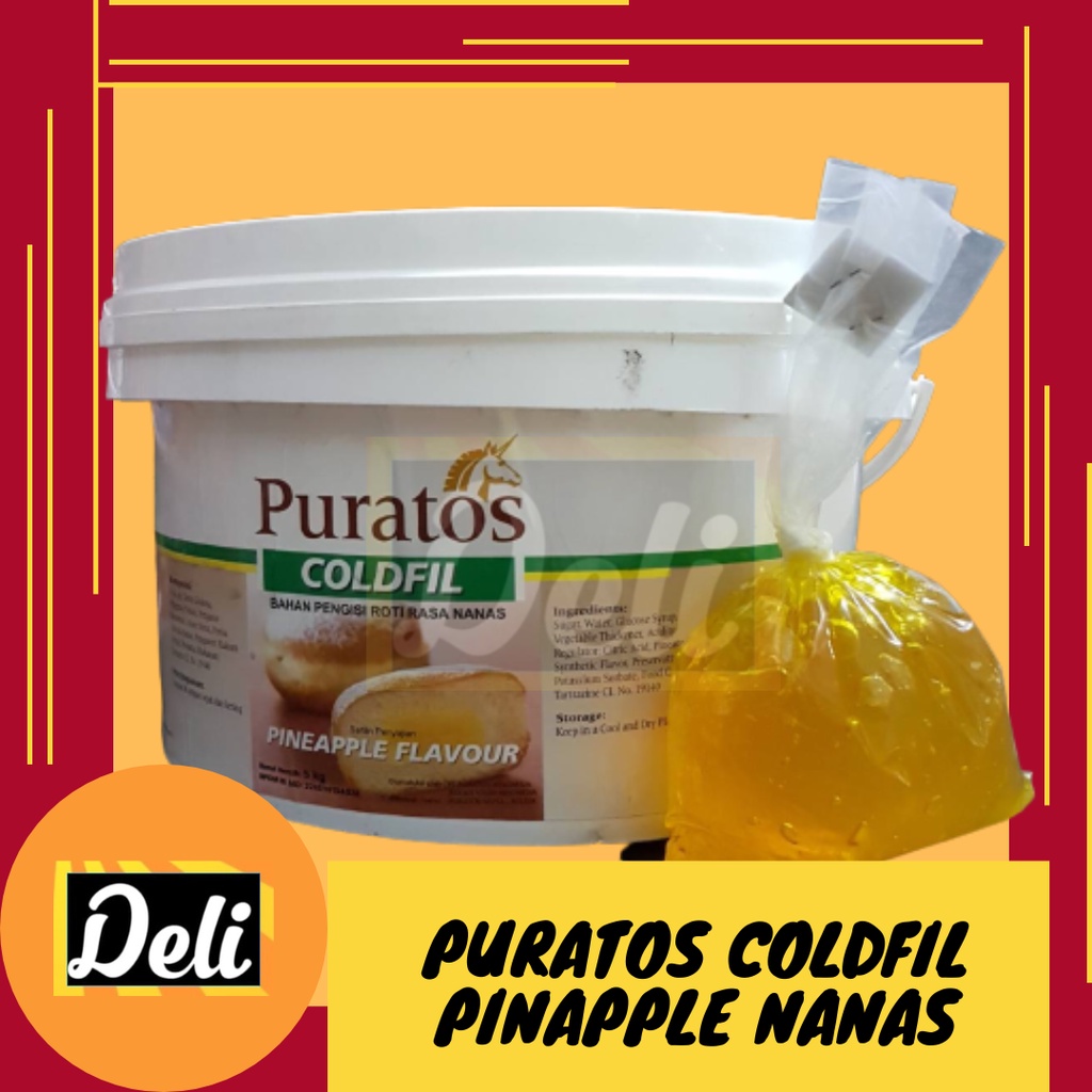 Jual Puratos Coldfil Pineapple Selai Isian Roti Rasa Nanas Repack 500gr ...