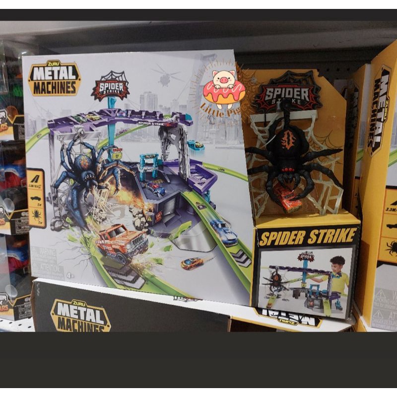 Jual Zuru metal machines spider strike garage playset | Shopee Indonesia