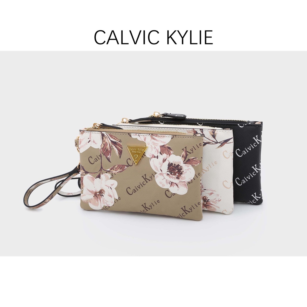 Jual CALVIC KYLIE Dompet Koin Clutch Koin/ Dompet Wanita Simpel Trenci ...