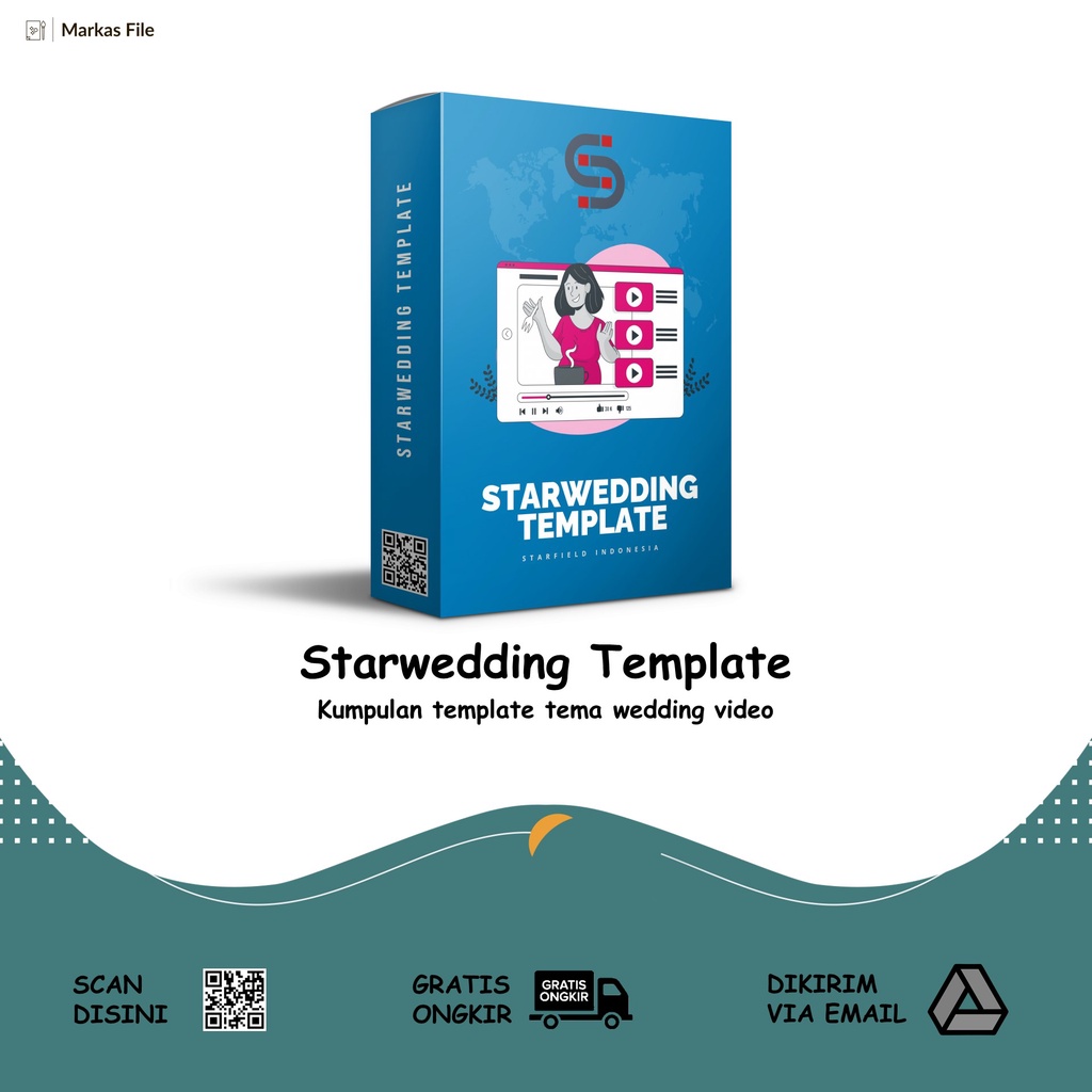 Jual STAR WEDDING Templates Nikahan Berbagai Jenis Undangan Digital ...