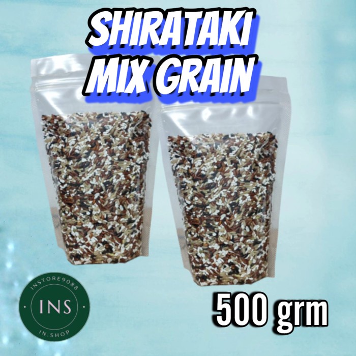 Jual Shirataki Mix Grain 250 grm (Shirataki, Merah, coklat,hitam) | Shopee Indonesia