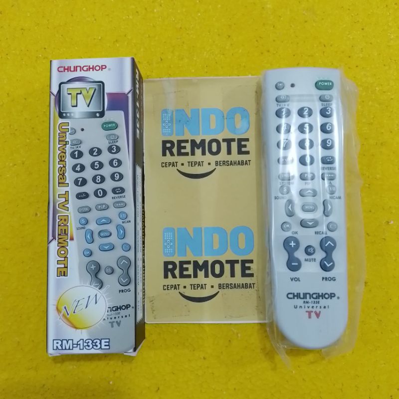 Jual REMOTE TV CHUNGHOP RM-133E UNIVERSAL | Shopee Indonesia