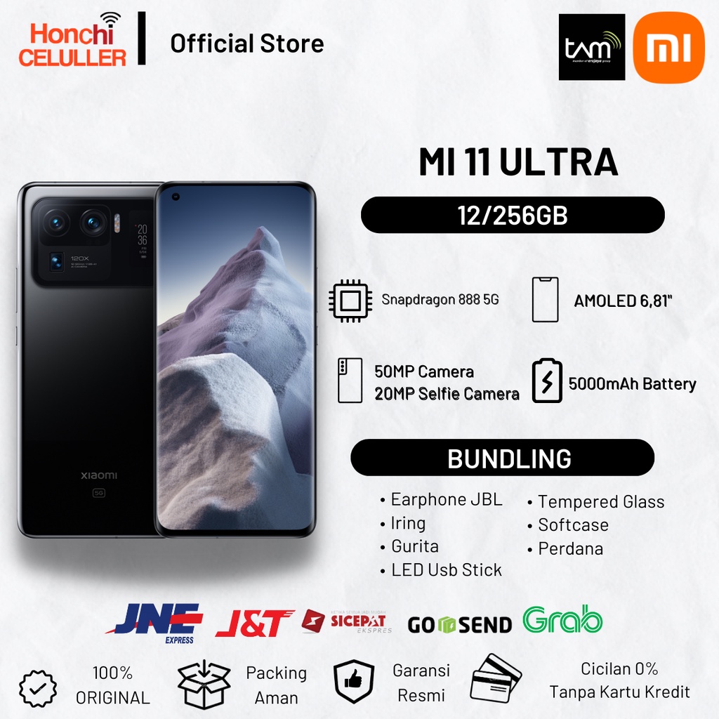 Jual Xiaomi Mi 11 Ultra 12/256GB Garansi Resmi Indonesia TAM | Shopee ...