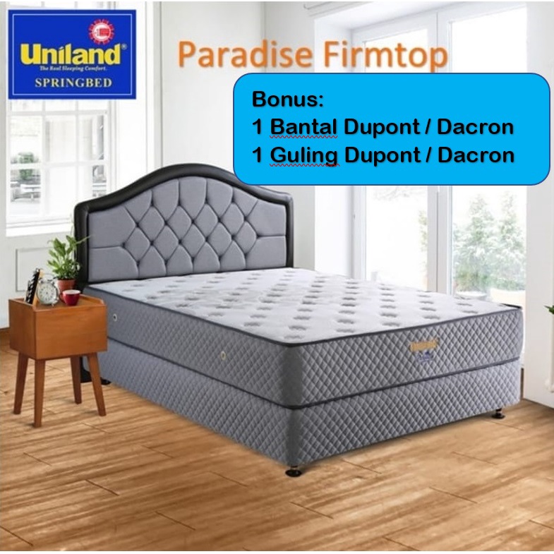 Jual Spring Bed Set Uniland Paradise New Series Firmtop ORION Kasur ...